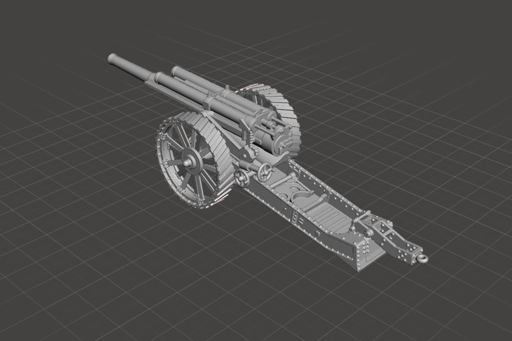 Artillery Pieces – Land – Bayonets & Brushes